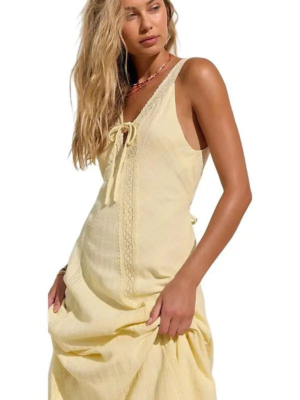 Free People Adela Maxi Dress - Banana Cream