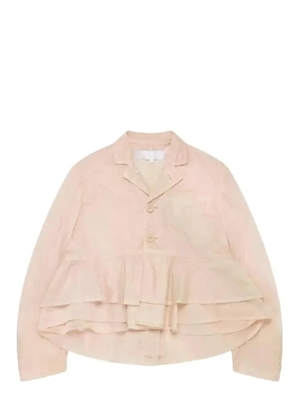 COMME DES GARÇONS TAO Ruffled-tier Jacket - Neutrals