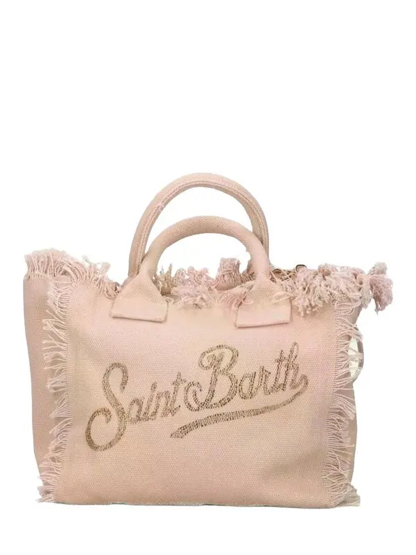 MC2 SAINT BARTH Mini Colette Frayed Tote Bag - Pink
