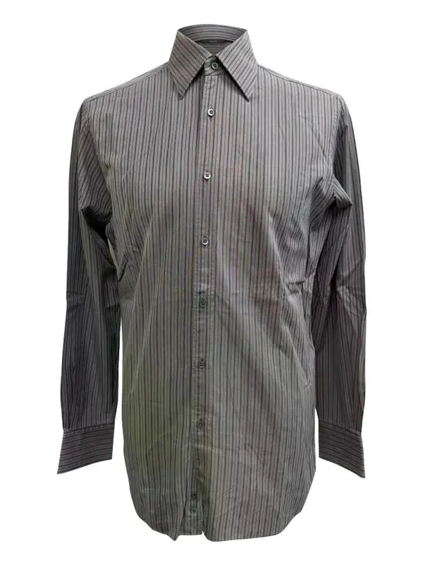Gucci Striped Button-down Shirt - Grey