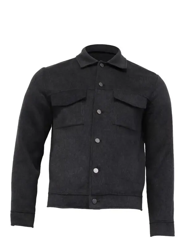Theory Trucker Jacket - Grey