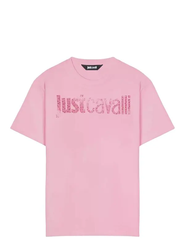 Just Cavalli Logo T-shirt - Pink