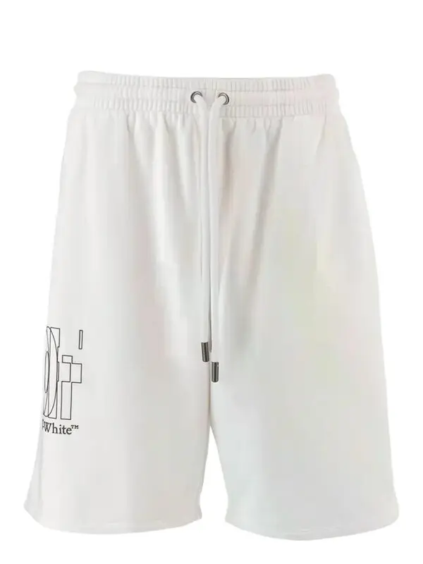 Off-White Heraldic Arrow Shorts - White