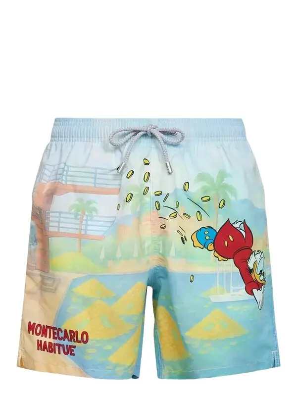 MC2 SAINT BARTH Montecarlo Swim Shorts - Blue