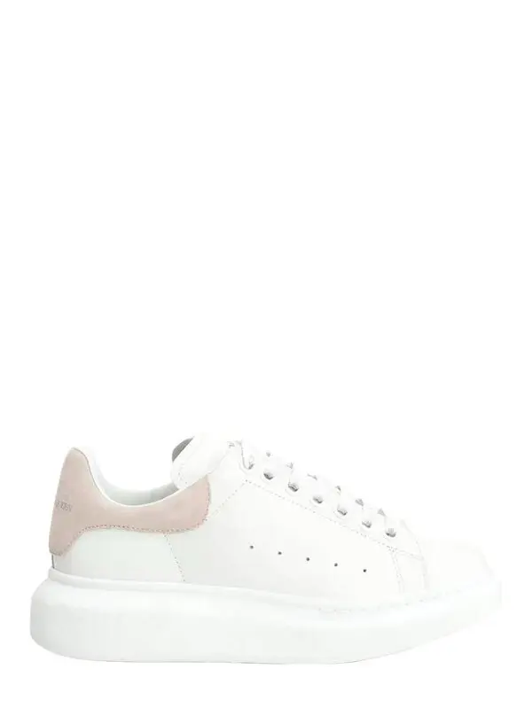 Alexander McQueen Oversized Suede-trim Sneakers - White