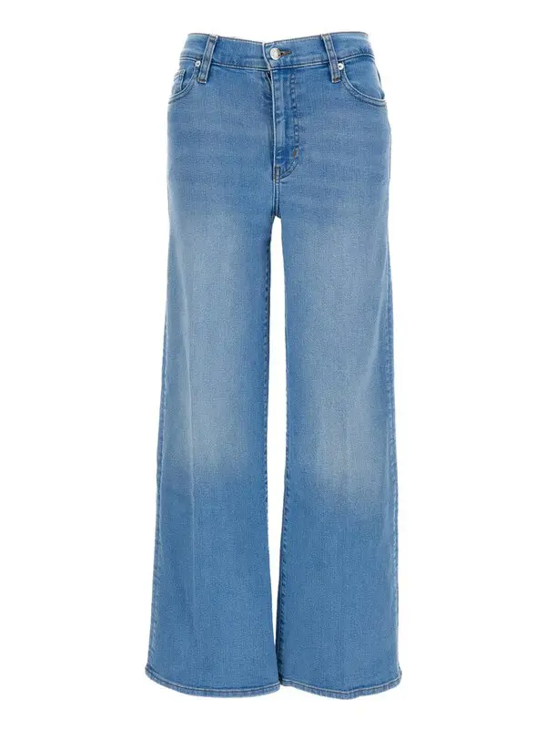 FRAME Le Slim Palazzo Jeans - Azzurro