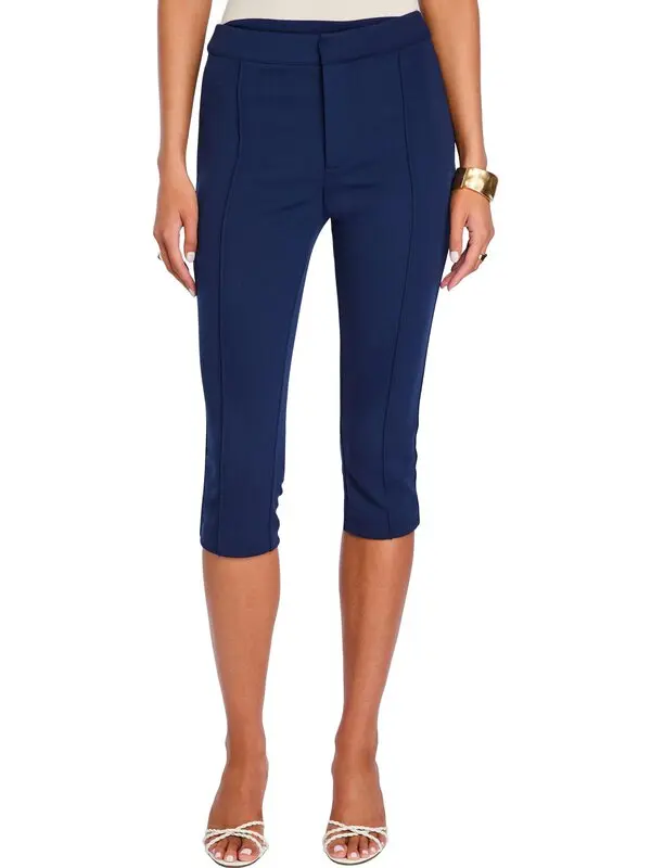 SEROYA Samra Capri Pant - Navy