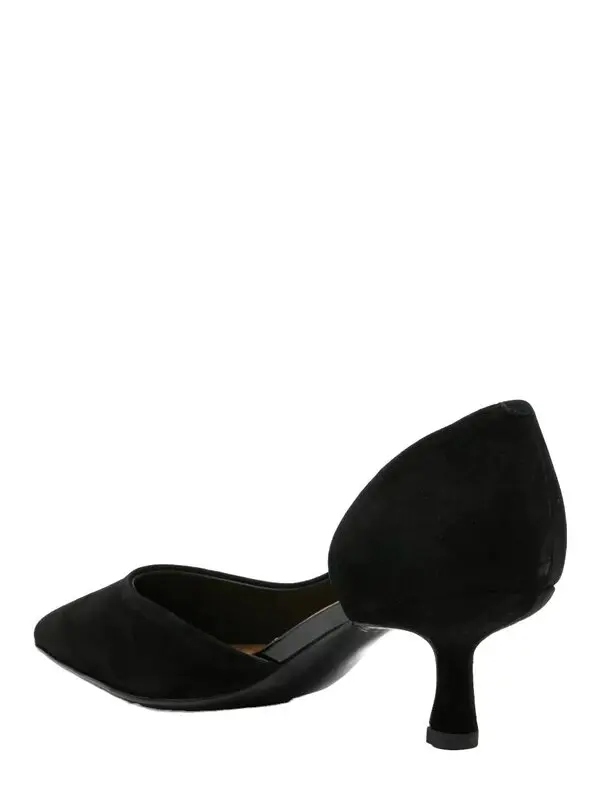 SERGIO MORETTI FIRENZE D'orsay Pointed-toe Pumps - Black