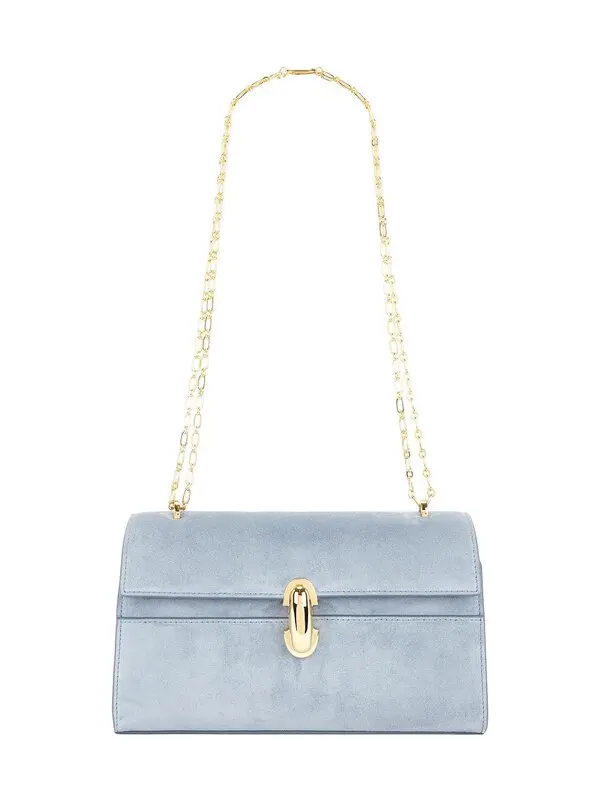 Savette Chain Symmetry Pochette - Denim