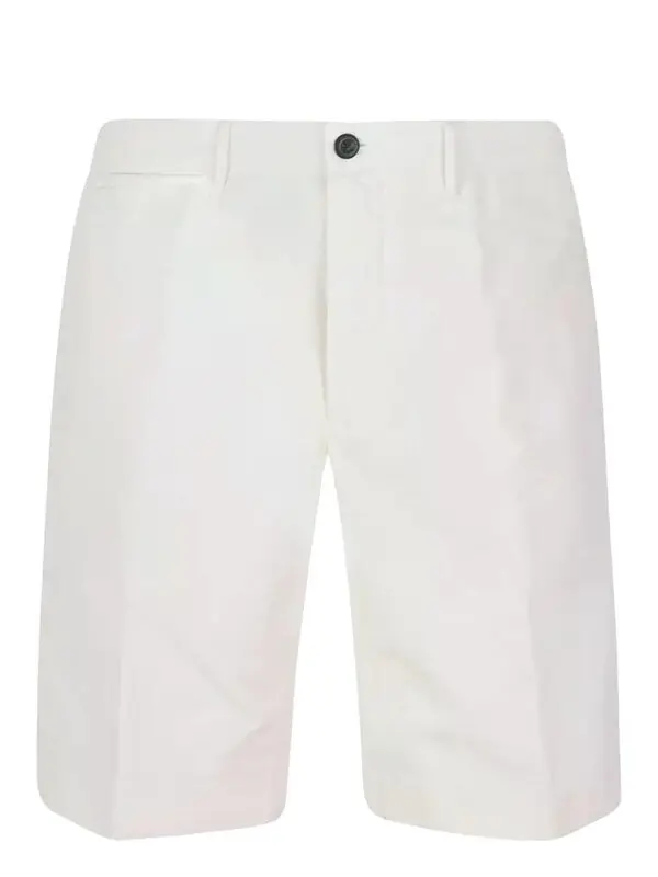 Incotex Flap-pocket Chino Shorts - White