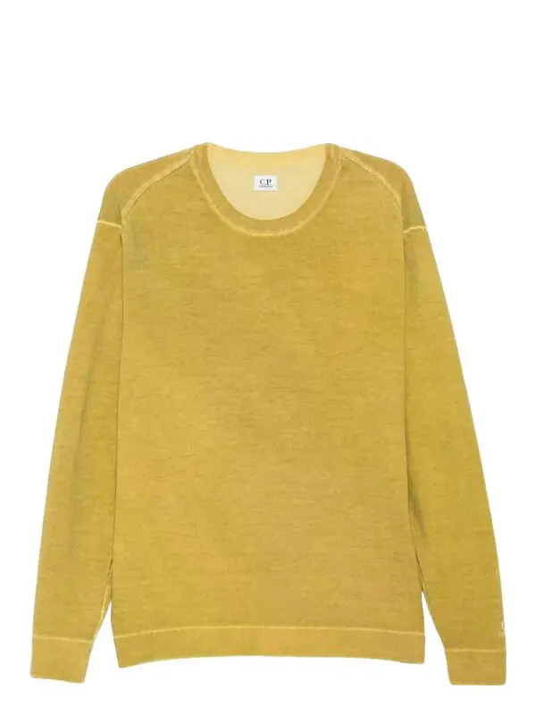 C.P. COMPANY Dyed Cotton Sweater - Green