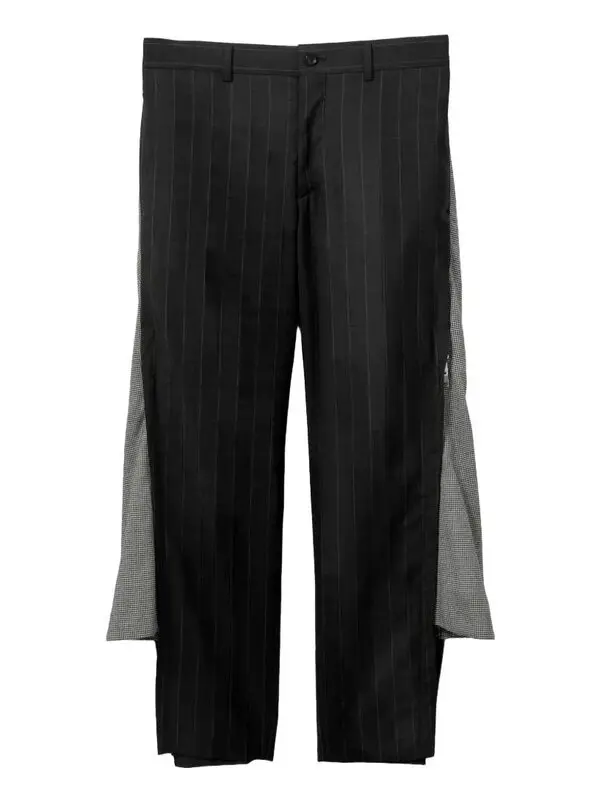 Comme Des Garçons Pinstripe Trousers - Grey