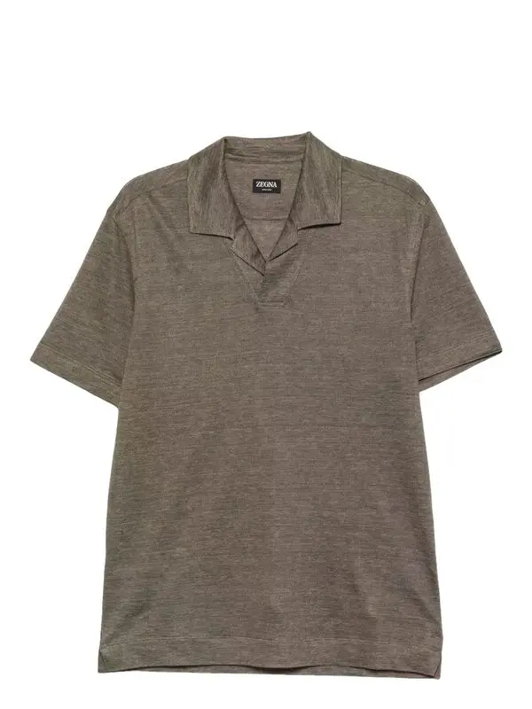Zegna Short-sleeve Polo Shirt - Green
