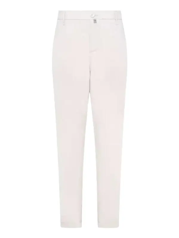 Jacob Cohen Logo-plaque Trousers - Grey