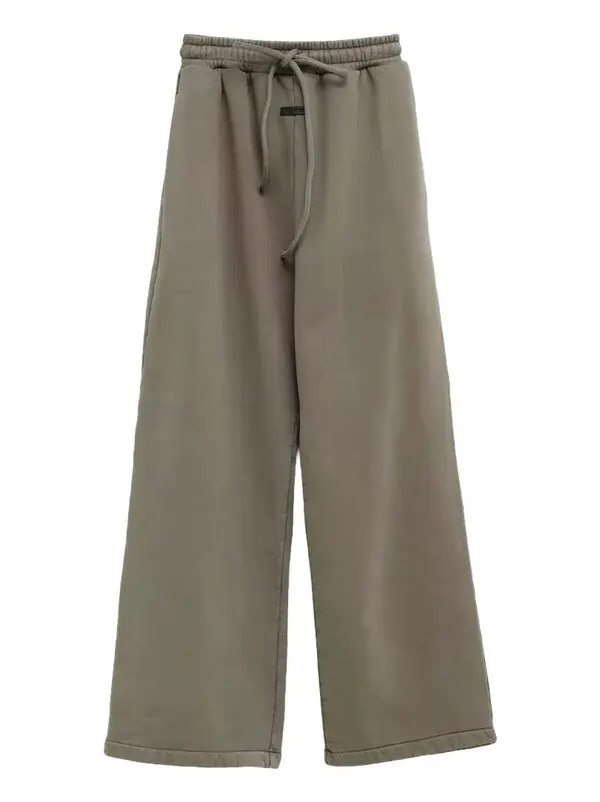 Fear Of God Wide-leg Drawstring-waist Track Pants - Green