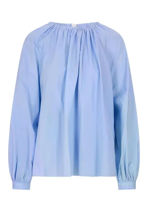 Marni Gathered-neck Tunic - Blue