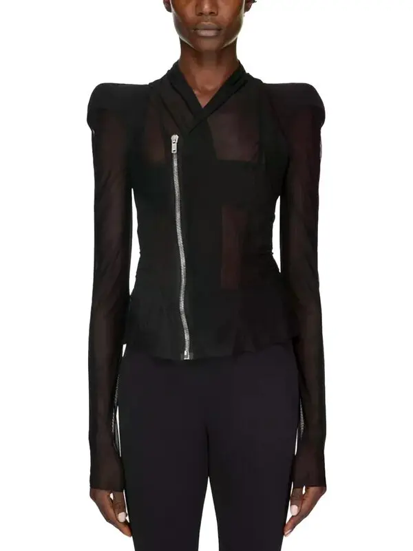 Rick Owens Princess Sheer Jacket - Black