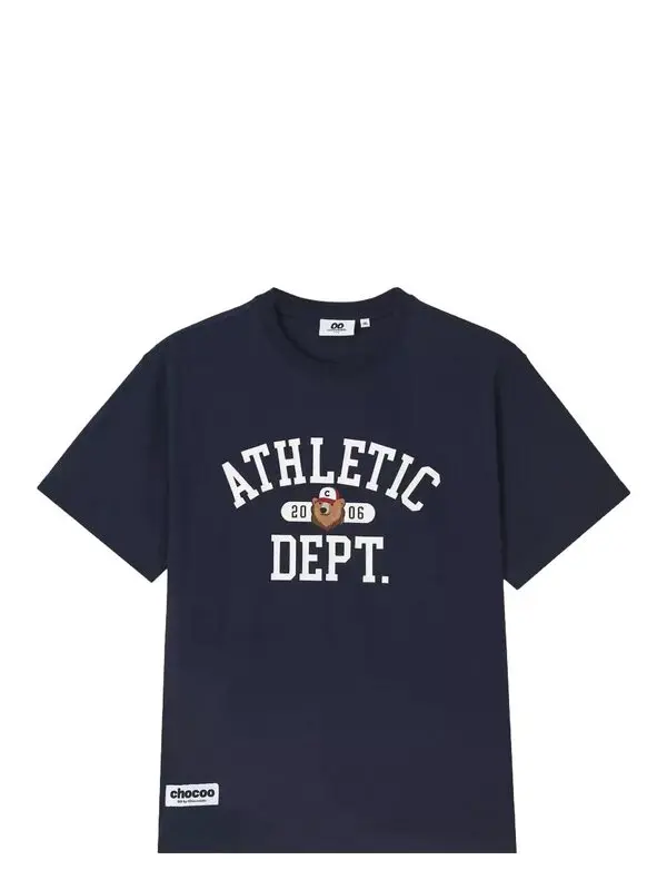 CHOCOOLATE Graphic-print Crew-neck T-shirt - Blue