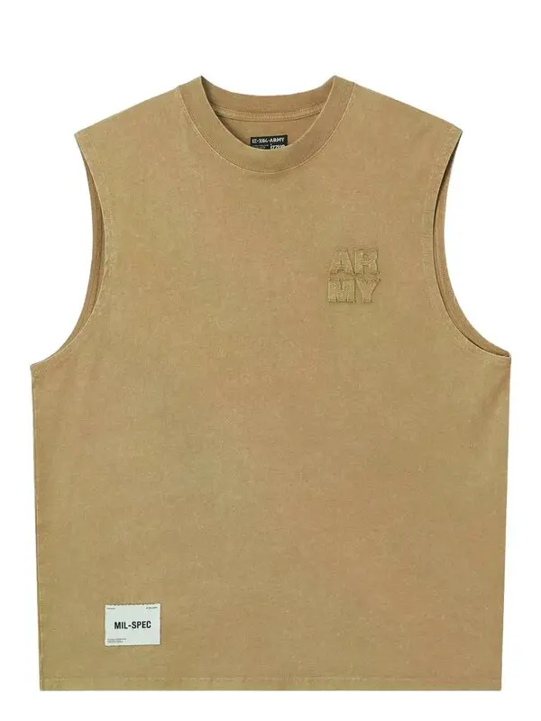 Izzue Logo-patch Graphic-print T-shirt - Neutrals