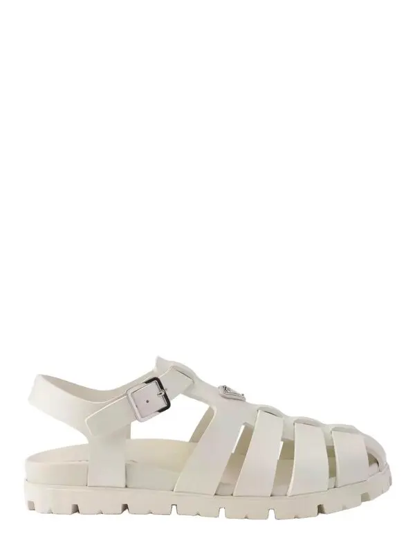 Prada Rubber Fisherman Sandals - Neutrals