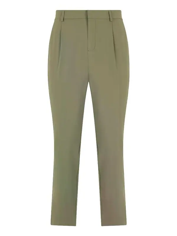 K-WAY Pleated Tapered Trousers - Green