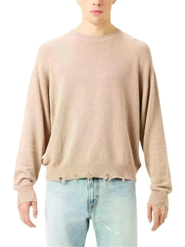 CYCLE Arty Distressed-effect Sweater - Neutrals