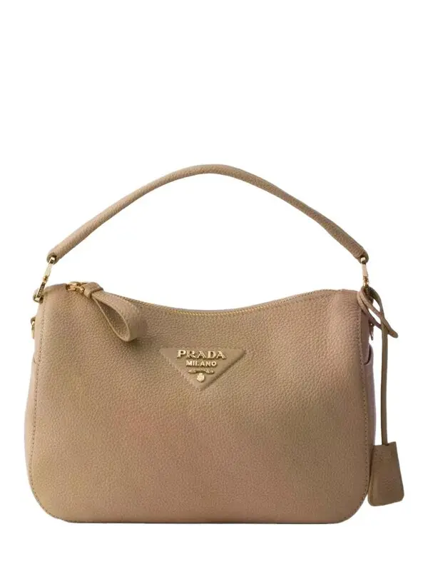 Prada Small Leather Bag - Neutrals
