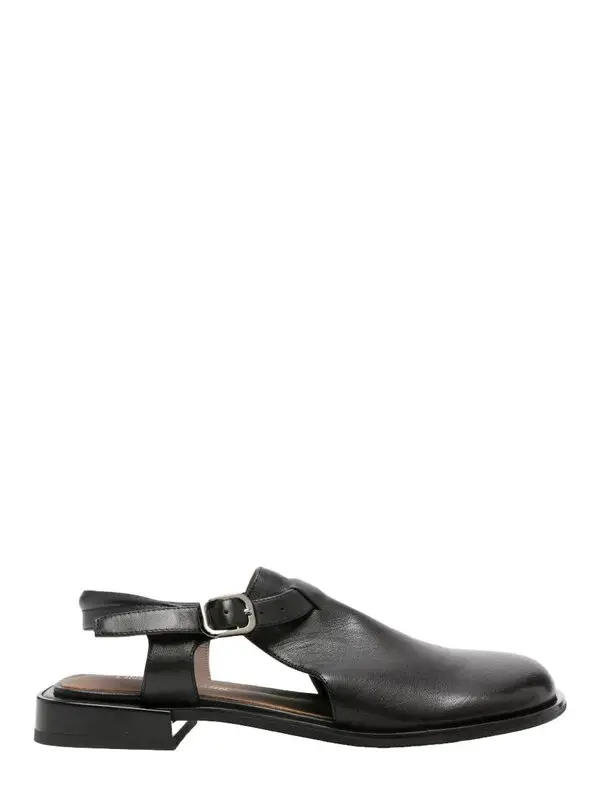 LINDA BAUMANN Buckle-fastening Flat Pumps - Black