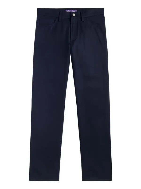Ralph Lauren Straight Fit Cotton-linen Jean - Classic Chairman Navy