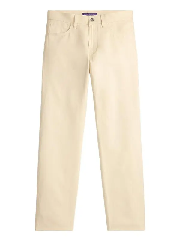 Ralph Lauren Straight Fit Cotton-linen Jean - Classic Cream