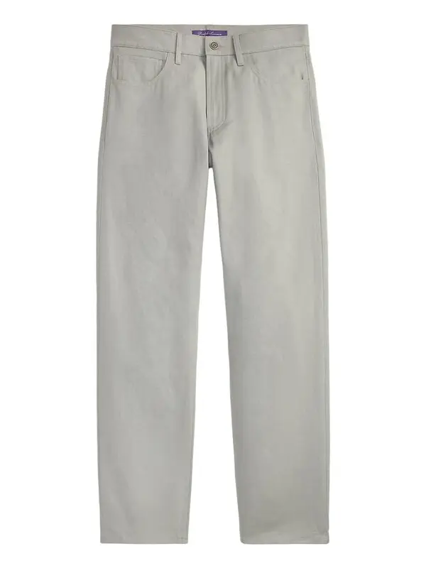 Ralph Lauren Straight Fit Cotton-linen Jean - Light Grey