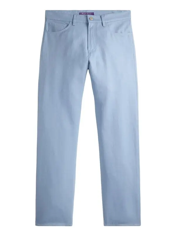 Ralph Lauren Straight Fit Cotton-linen Jean - Winward Blue