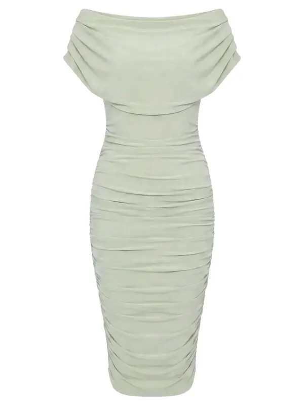 ATOM LABEL Oxygen Jersey Dress - Green