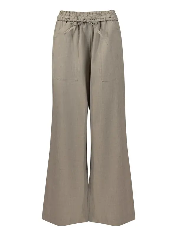 LENDROP STUDIOS Himari Elasticated Waist Suit Pant - Grey
