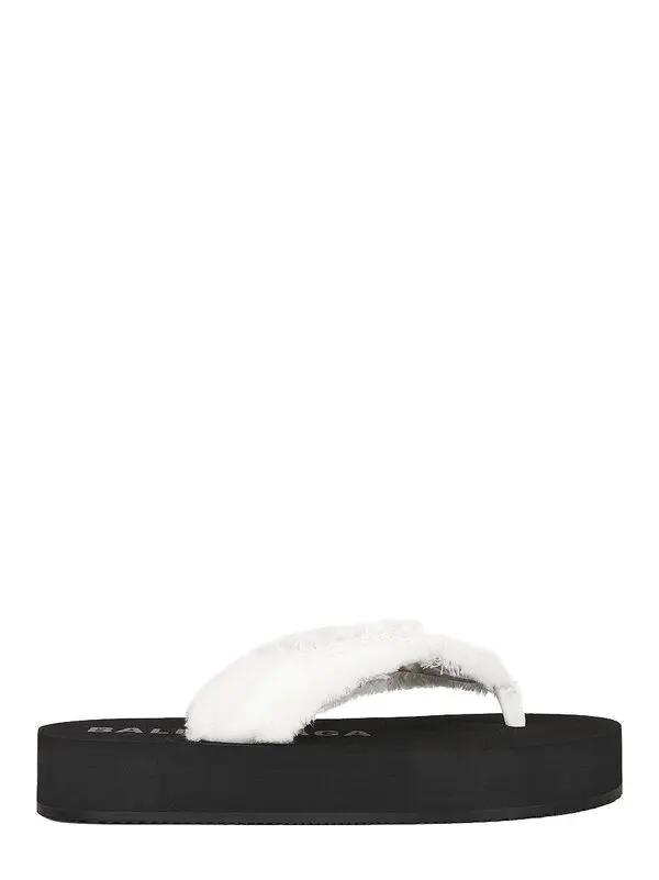 Balenciaga Jet Lag Thong Micro Sandal - Off White