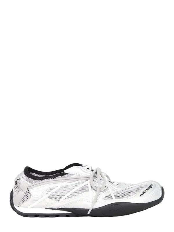 Balenciaga Radar Slip-on Sneakers - Grey Mix, Black, & White