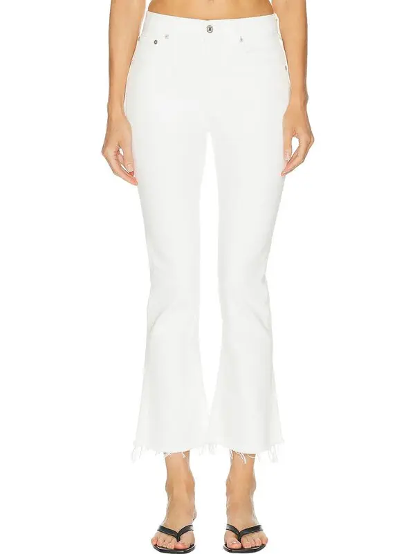 Citizens Of Humanity Goldie Kick Flare Ankle Jeans - Soft White