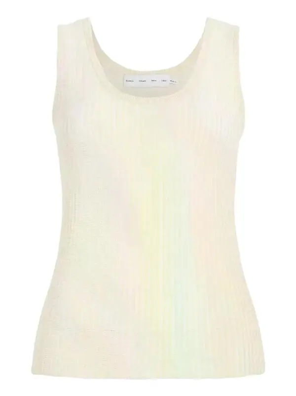 Proenza Schouler White Label Lennox Ribbed-knit Top - Neutrals