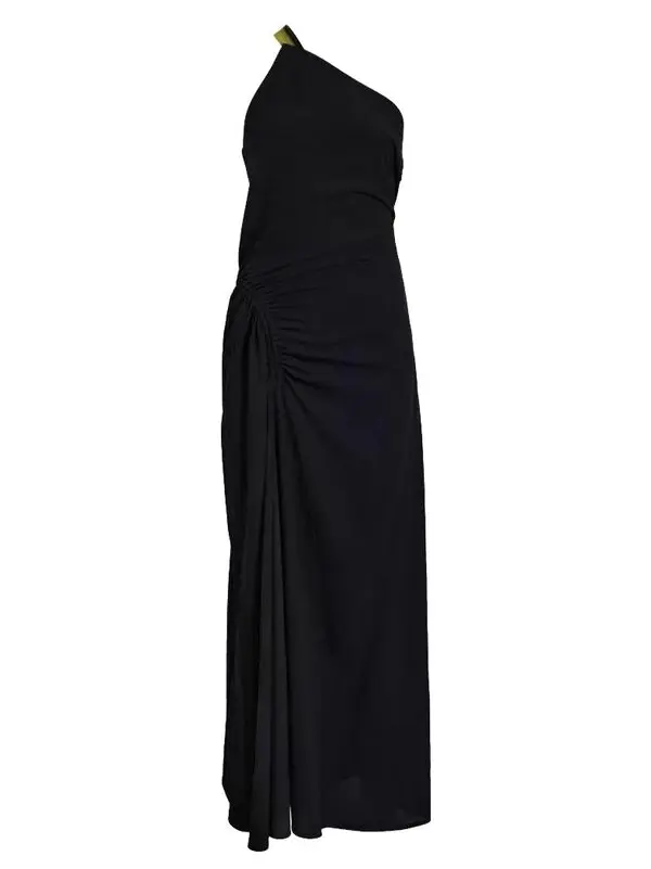 Proenza Schouler Sirena One-shoulder Maxi Dress - Black