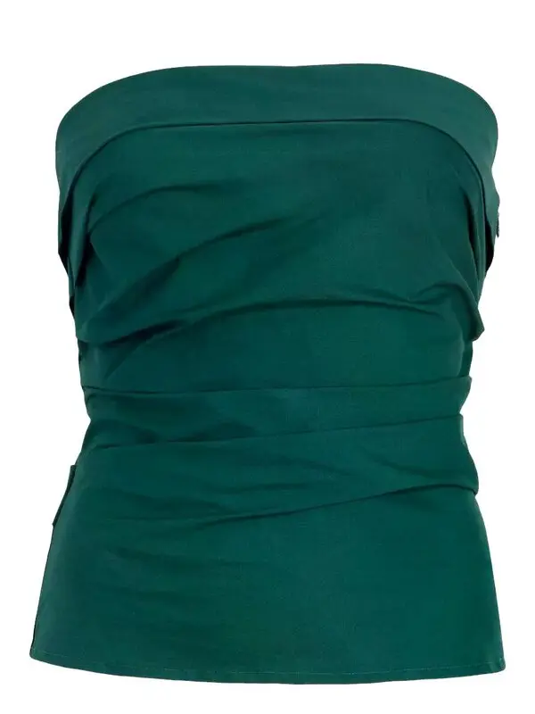 Proenza Schouler White Label Maisy Strapless Top - Green