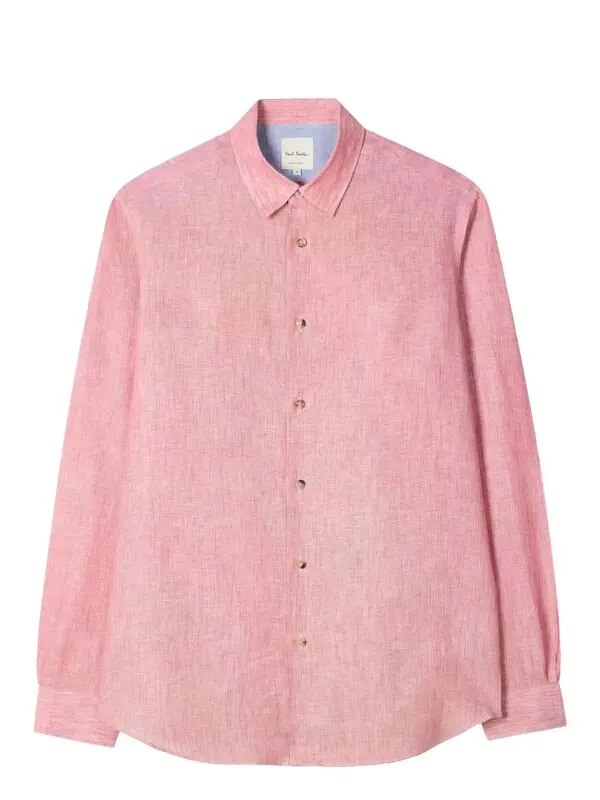 Paul Smith Full-sleeve Linen Shirt - Pink