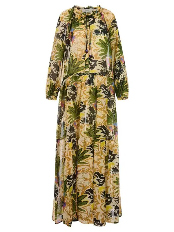 Anjuna Caterina Floral-print Dress - Neutrals