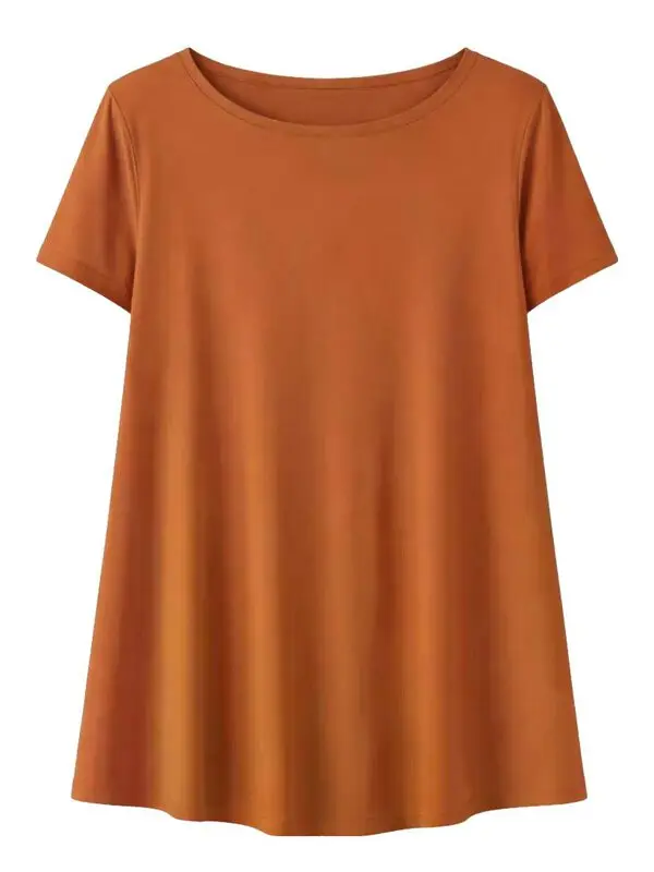Malìparmi Curved-hem T-shirt - Orange