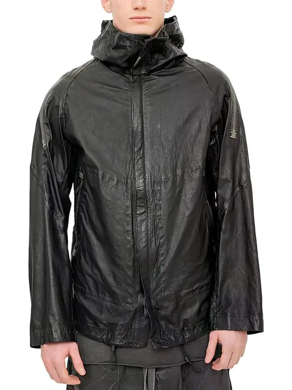 ISAAC SELLAM EXPERIENCE Prevenant Membrane Hooded Jacket - Black