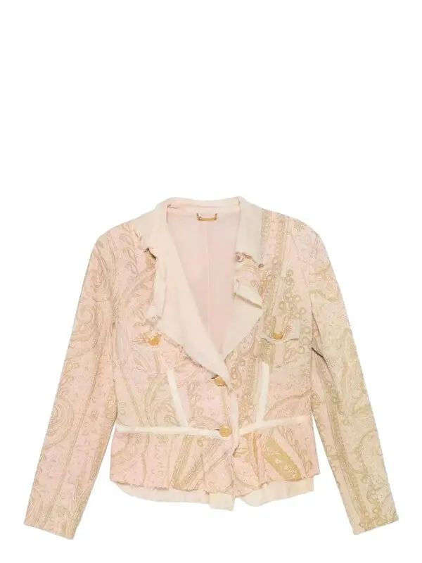 Roberto Cavalli 2000s Paisley-print Jacket - Pink