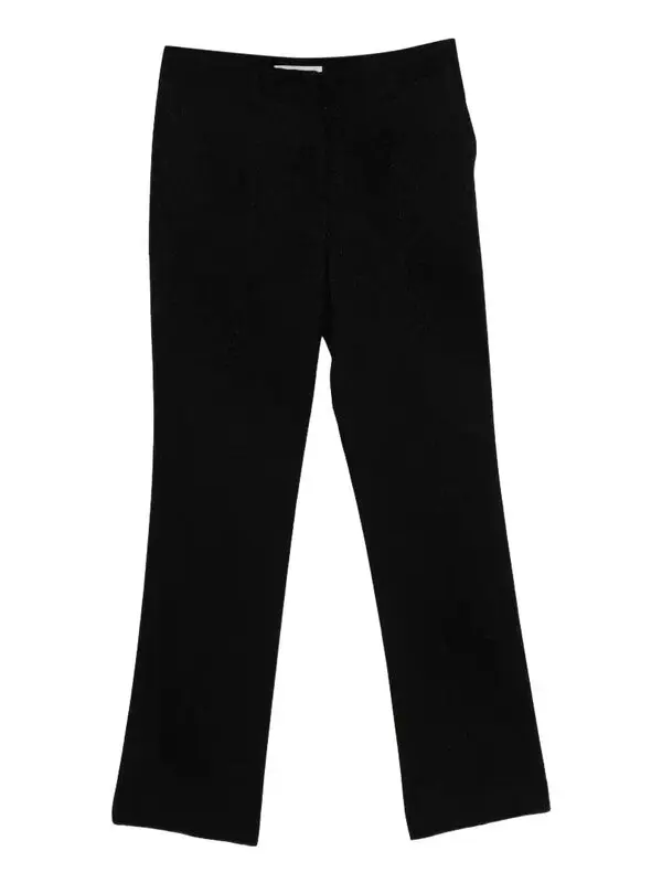 Emilio Pucci 2000s Straight-leg Trousers - Black