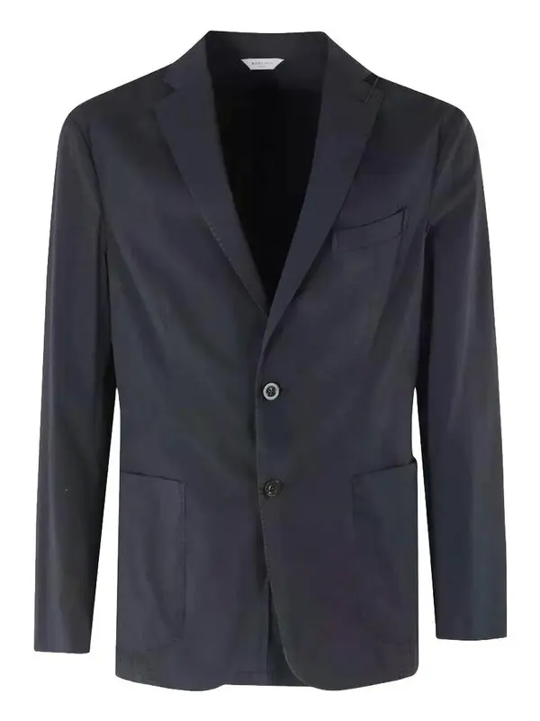 Boglioli Single-breasted Notch-lapel Blazer - Blue