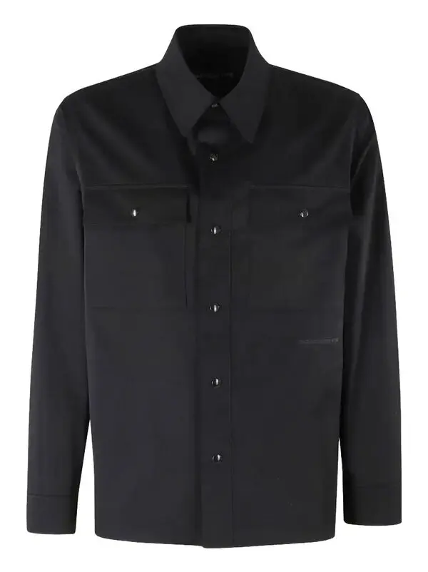 DEPARTMENT 5 Flap-pocket Shirt Jacket - Black