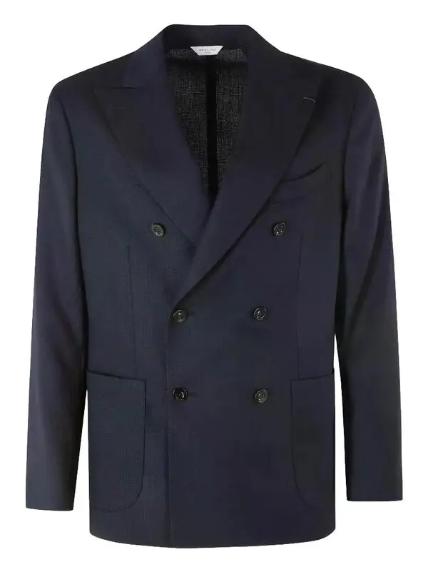 Boglioli Double-breasted Blazer - Blue