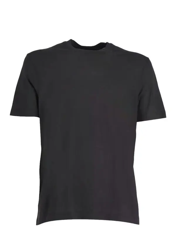 FILIPPO DE LAURENTIIS Crepe-knit T-shirt - Black